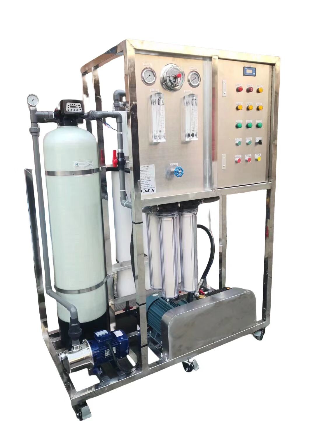 15T/Day Skid Mounted Marine Watermaker Desalination Machine